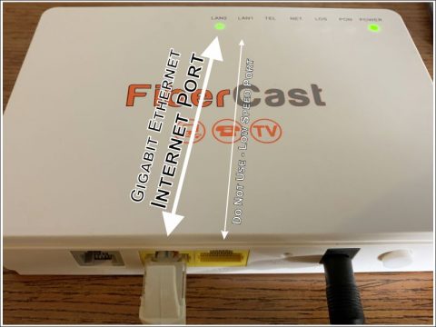 How To Connect Your Home Network to FiberCast ONT? | FiberCast SNH ...